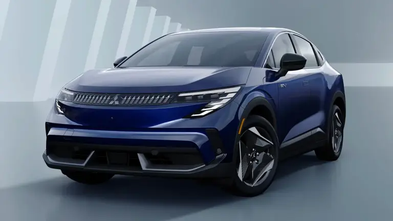 2027 Mitsubishi Eclipse Sportback electric car revealed as Nissan Leaf twin
