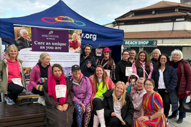 Hundreds join charity walk raising money for breast cancer along ...