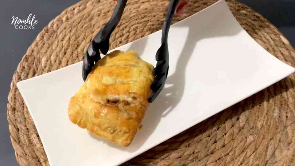 Air fryer meat pie with homemade dough