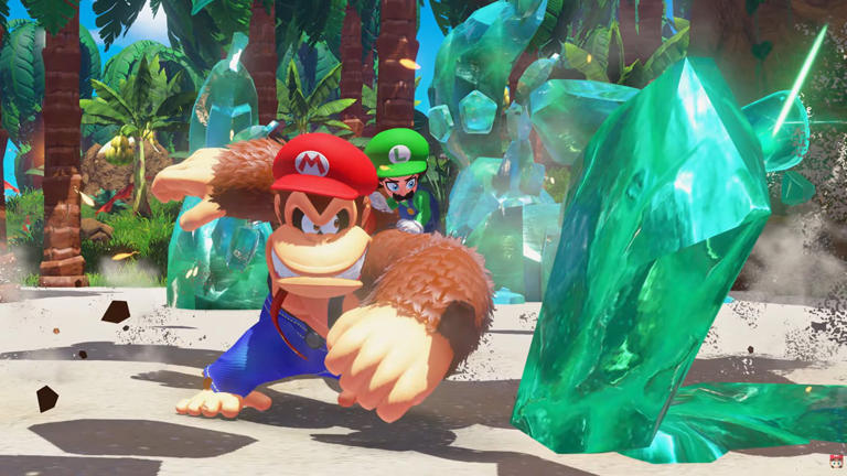 Donkey Kong Bananza is Officially Crossing Over With Super Mario Bros.
