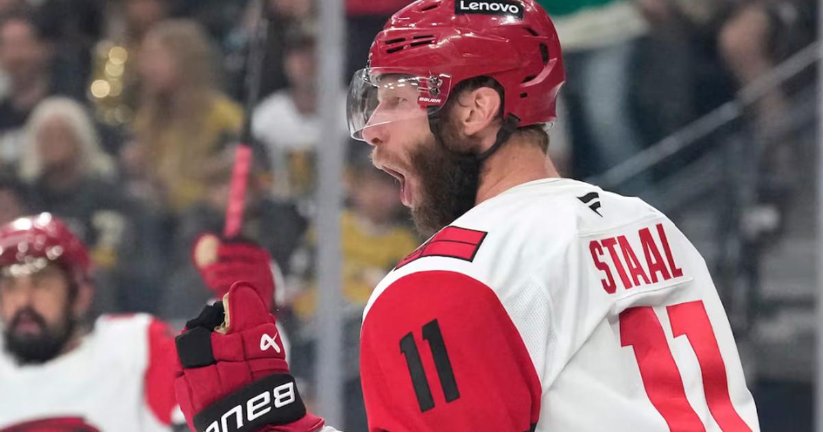 Jordan Staal scores twice as Hurricanes beat Golden Knights to even ...