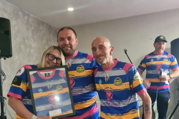 Rugby league club raises £5,000 for foundation created in honour of ...