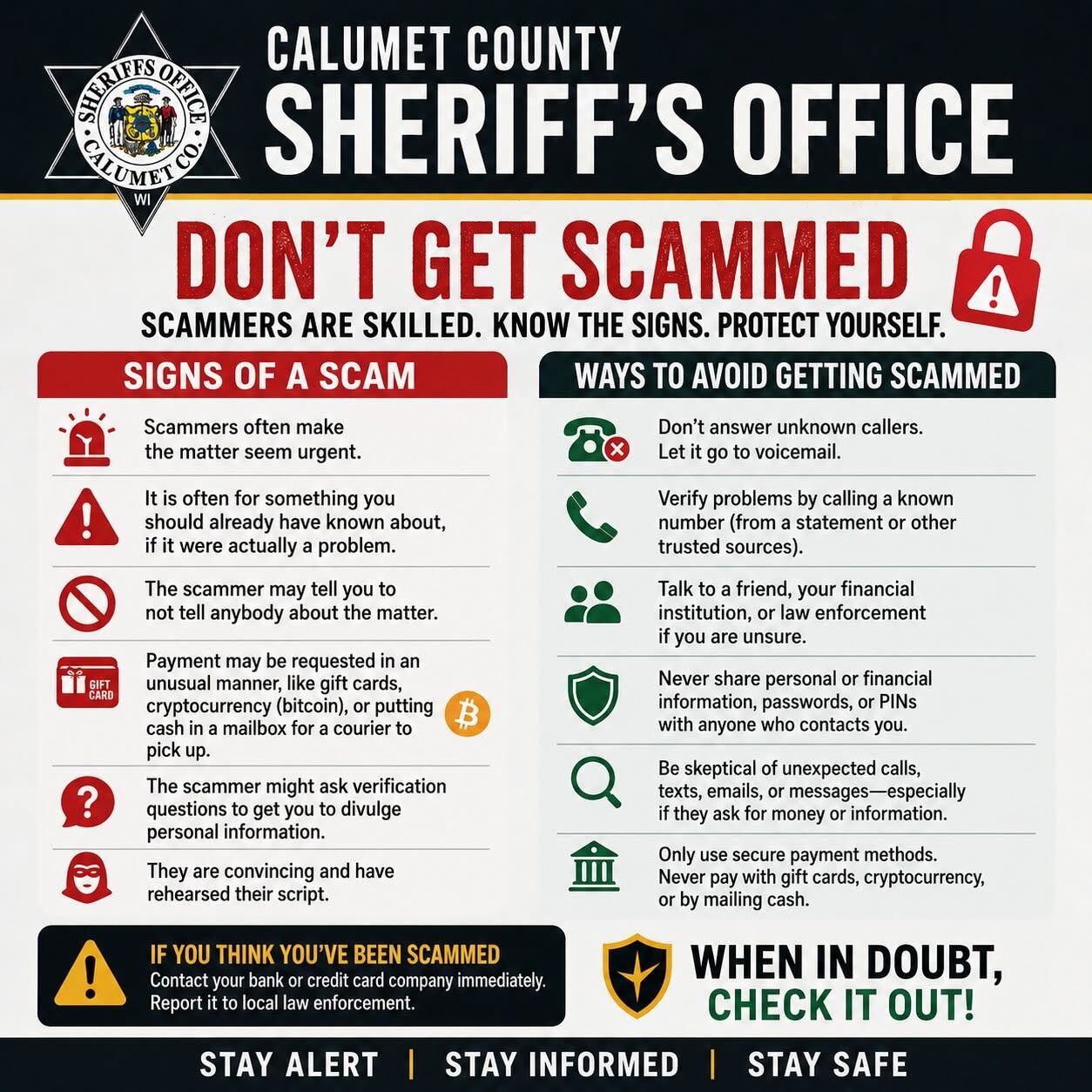 How to recognize and avoid common scams