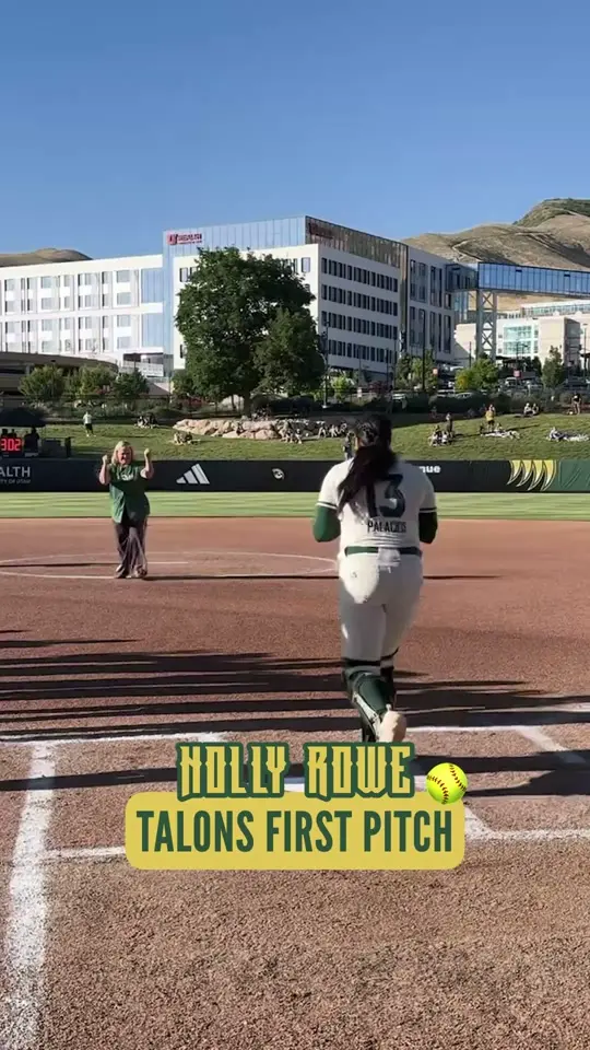 A joyous first pitch with our Utah girl 💚