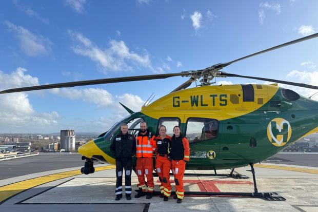 Air ambulance charity backs national helipad campaign