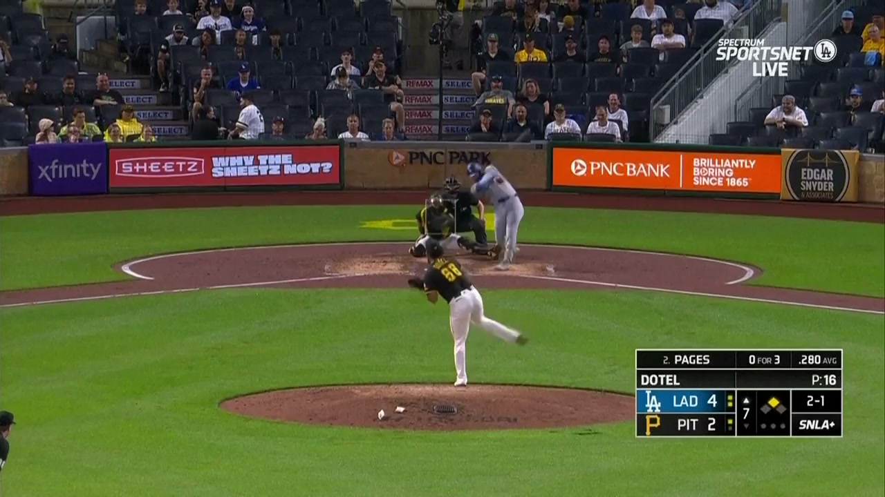Dodgers erupt after Paul Skenes exits in a 12-3 romp over the Pirates