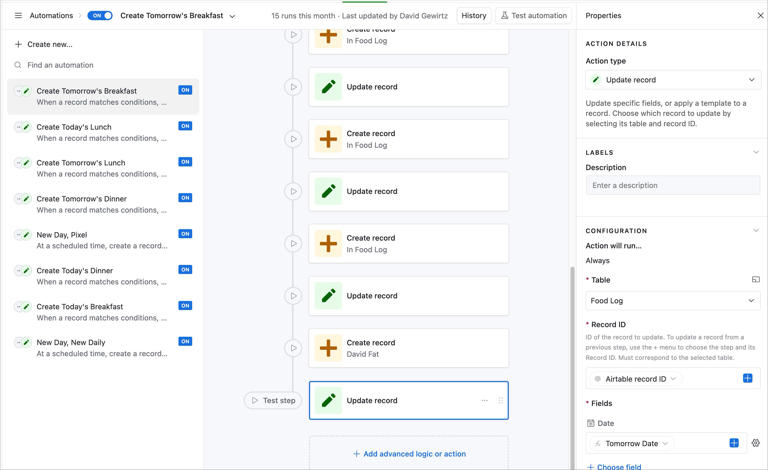 How I used Airtable to swap my daily fast-food habit with 5-minute meal ...