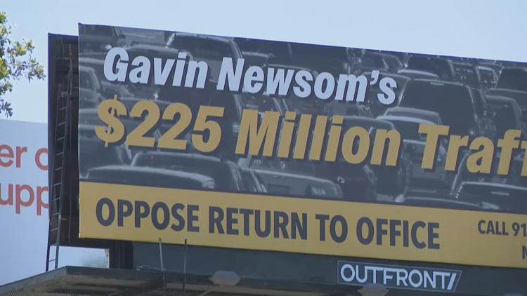 California telework debate heats up with an attack billboard ahead of ...