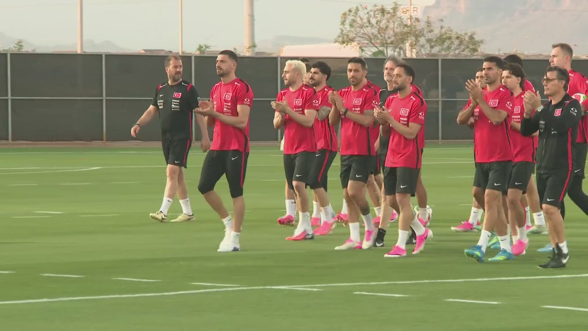 The Valley received Turkish soccer team with open arms