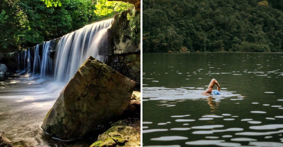 This beautiful Indiana trail features a gorgeous 12-foot waterfall open ...