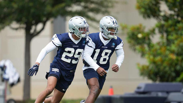 Caleb Downs showing he's human after all at Dallas Cowboys OTAs