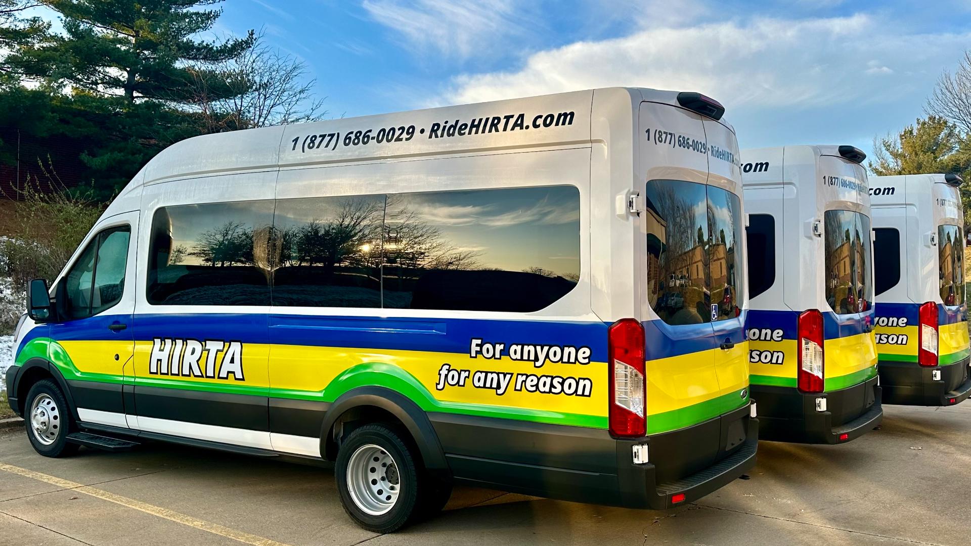 HIRTA service changes now in effect