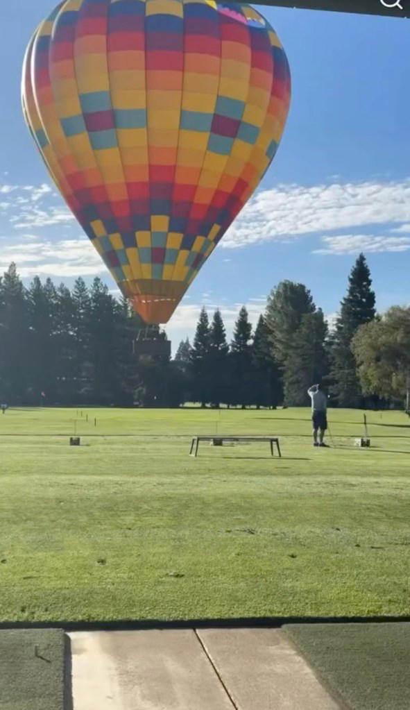 Hot air balloon smashes into a tree then hits Fairfield Country Club ...