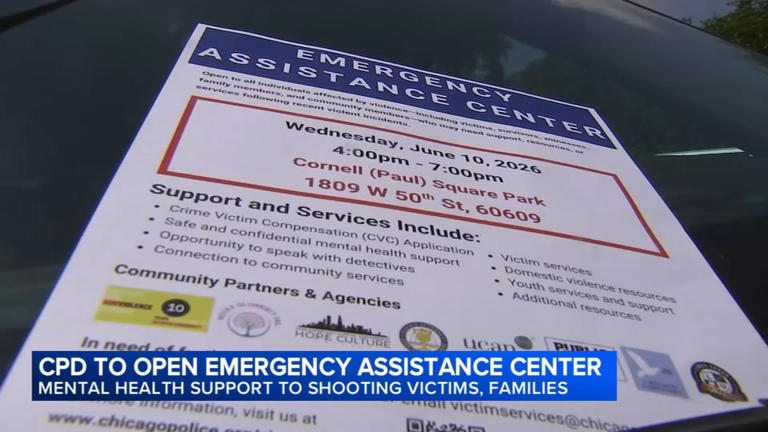 CPD setting up emergency assistance center in Cornell Square Park after ...