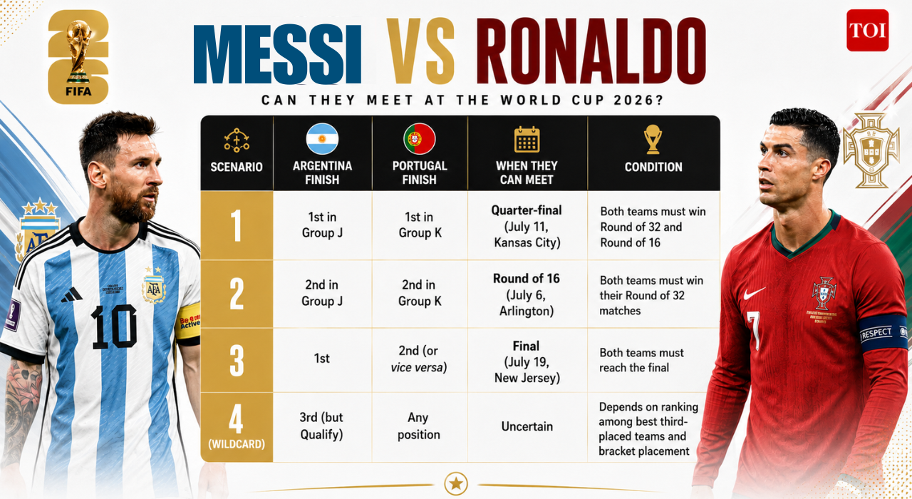 FIFA World Cup 2026: Only three scenarios where Messi and Ronaldo could ...
