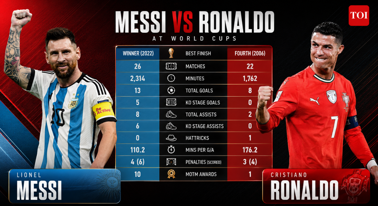 FIFA World Cup 2026: Only three scenarios where Messi and Ronaldo could ...