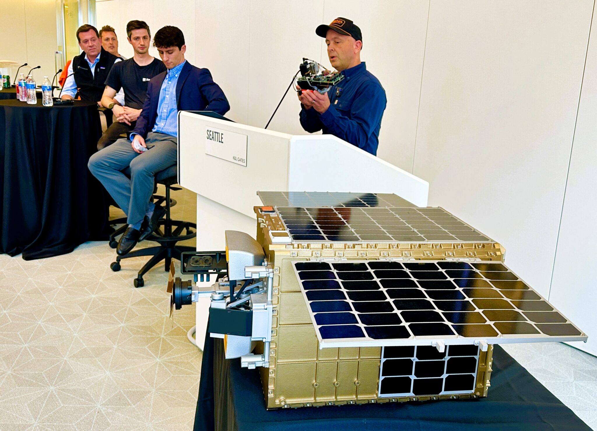 Founders on the frontiers of space and robotics show off their gadgets ...