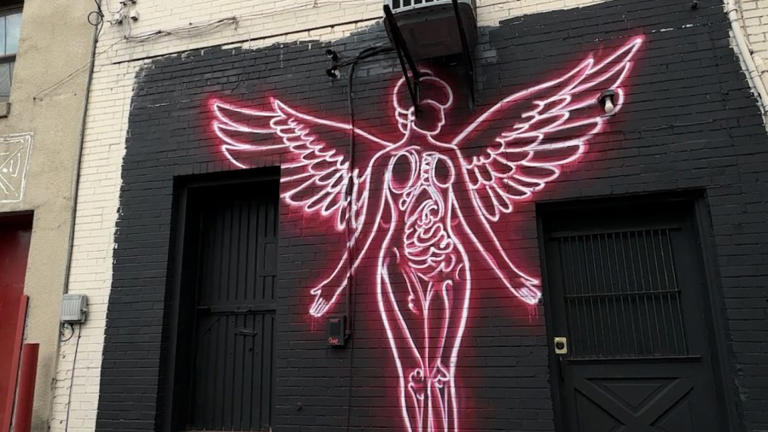 Local artist’s mural brightens up downtown Warren