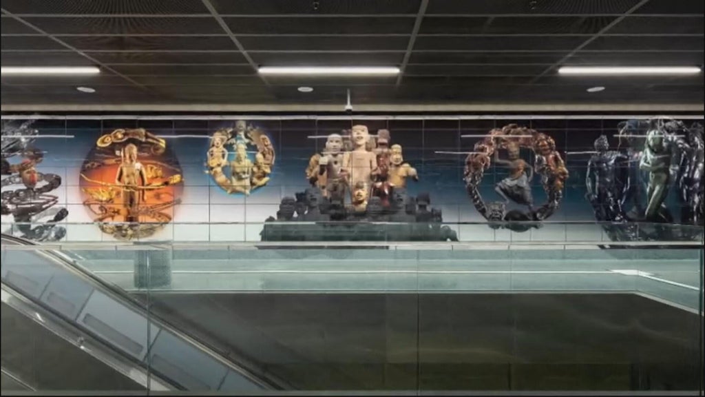 Showcasing the public art along Metro's D Line extension