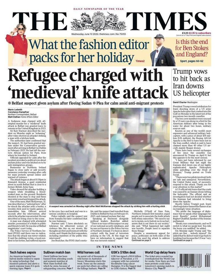 Violence in Belfast and Trump's war words