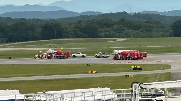 Sinkhole shuts down Tri-Cities Airport’s main runway; flights affected