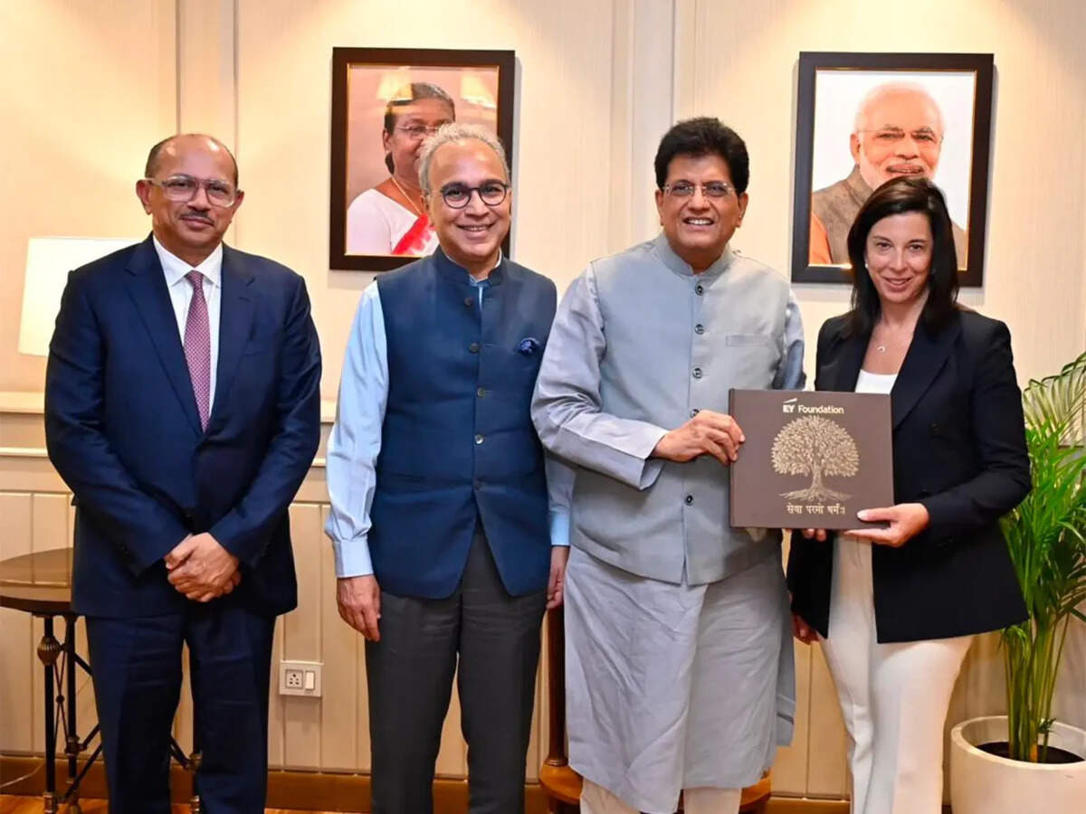 Piyush Goyal meets Ernst & Young CEO, discusses India's role in global ...