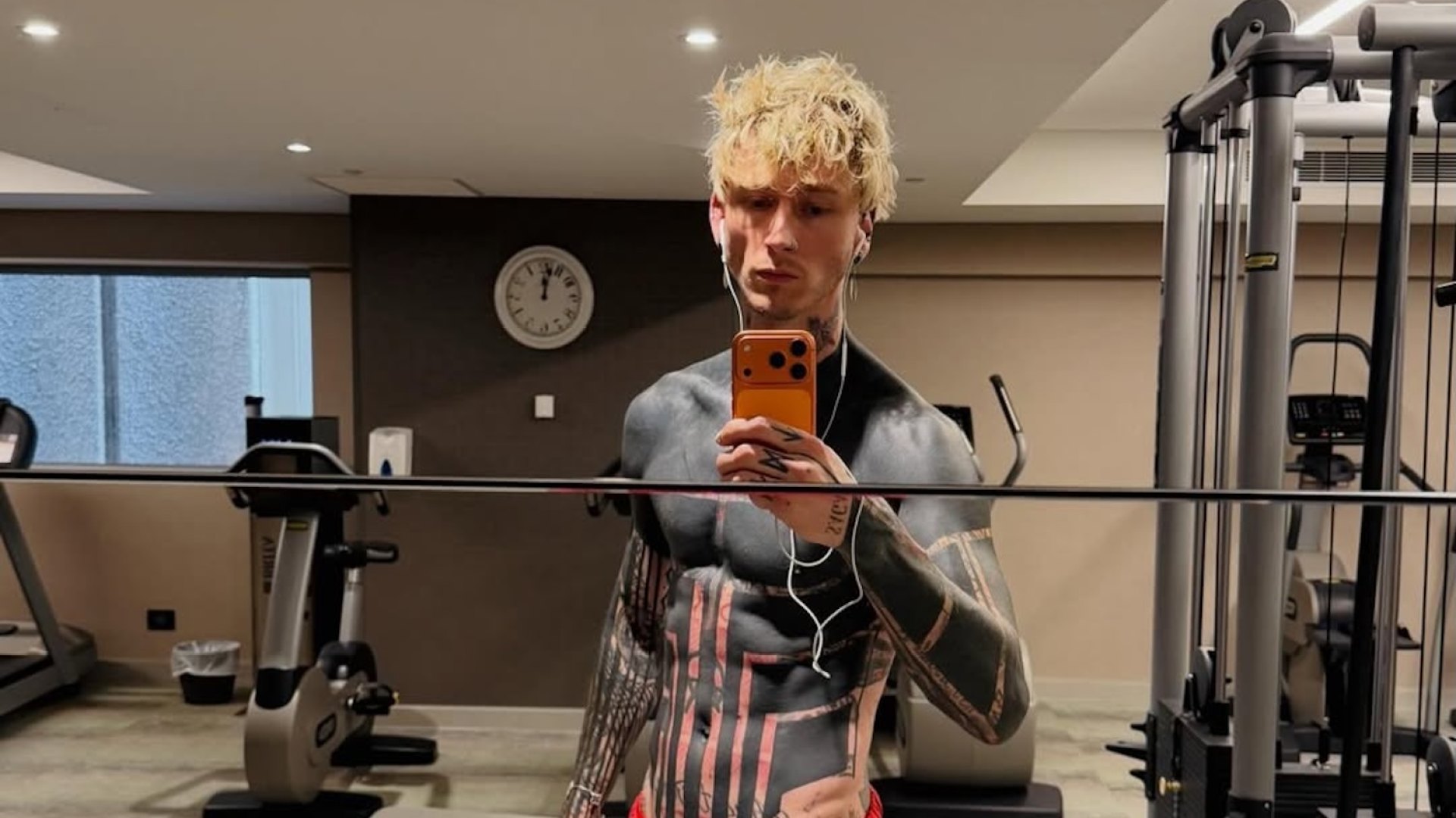 MGK reveals his skin turned 'yellow' after rushing blackout tattoo process