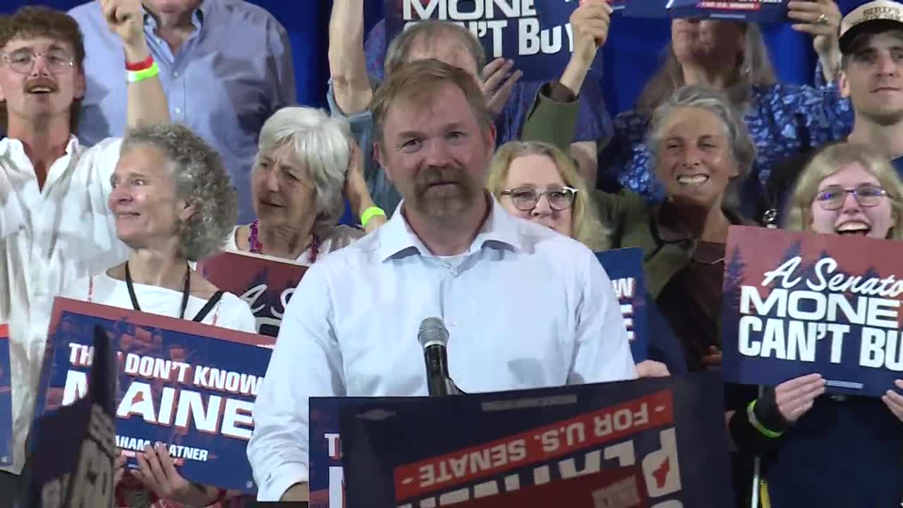 Graham Platner thanks supporters after winning Maine's Democratic ...