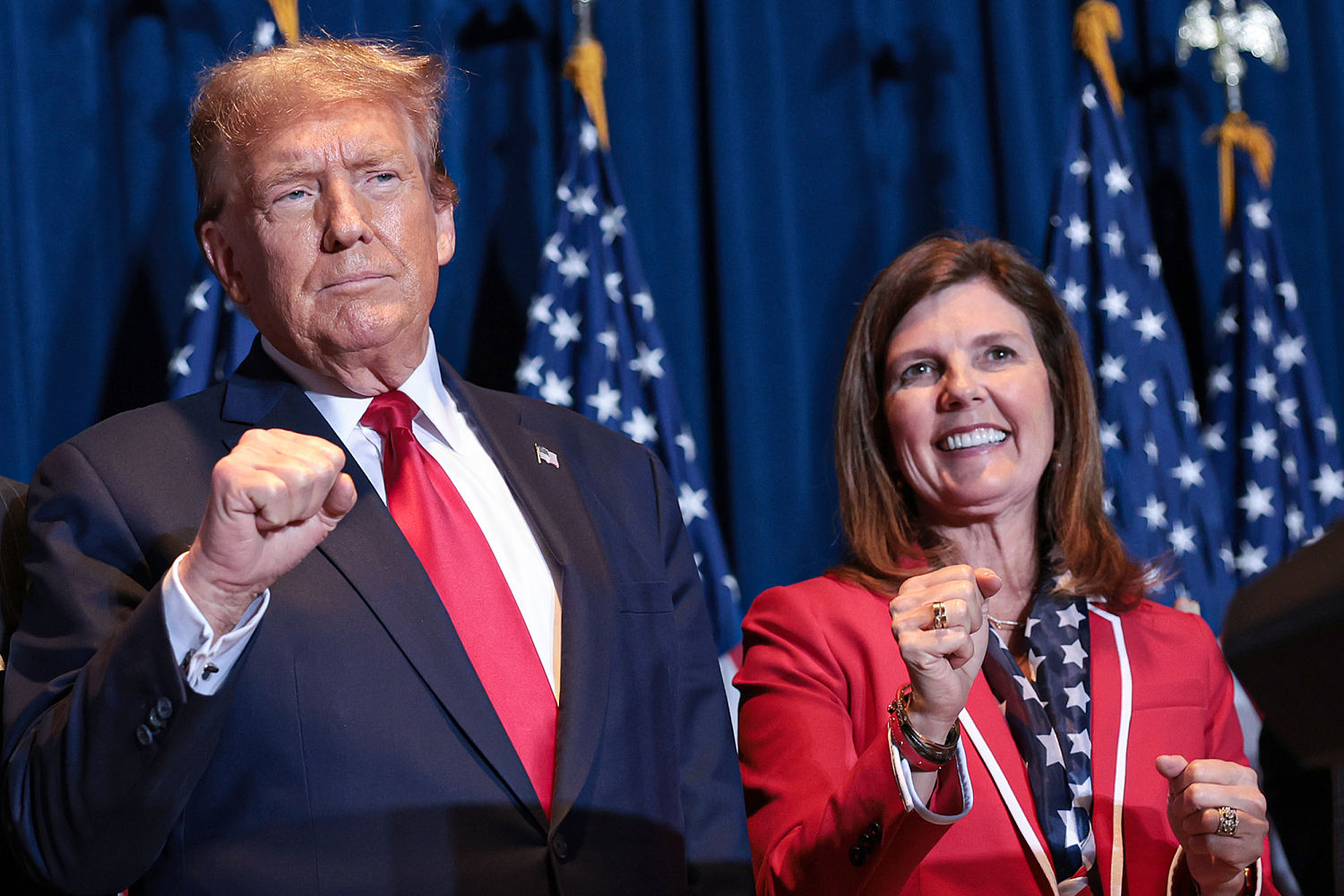 Trump-backed Pamela Evette advances to GOP primary runoff against Alan ...