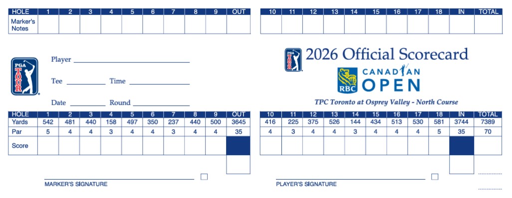 TPC Toronto at Osprey Valley: Scorecard and course breakdown for the ...