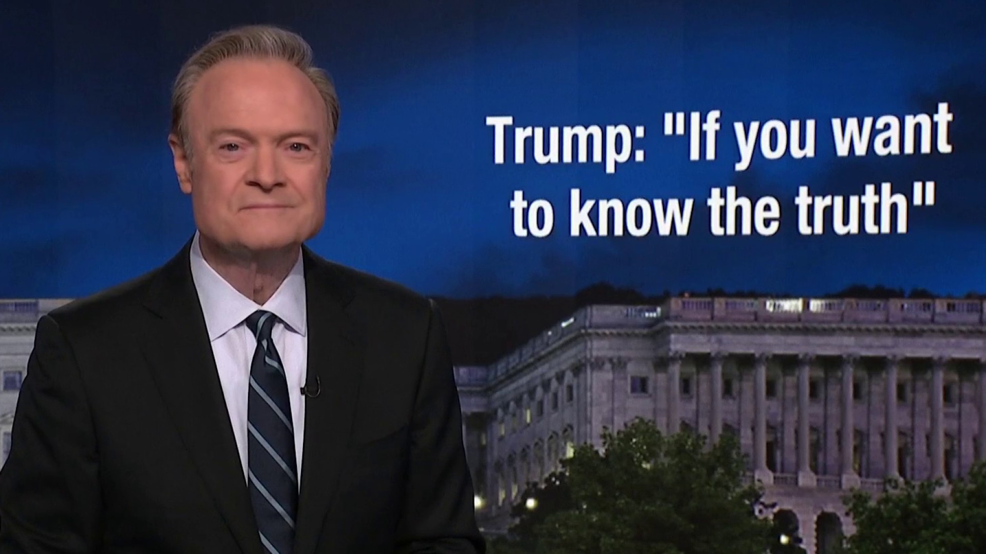 Lawrence: When Donald Trump says 'if you want to know the truth', he lies
