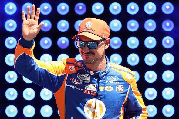 Joey Logano's car parks at Illinois gas station and NASCAR fans can ...