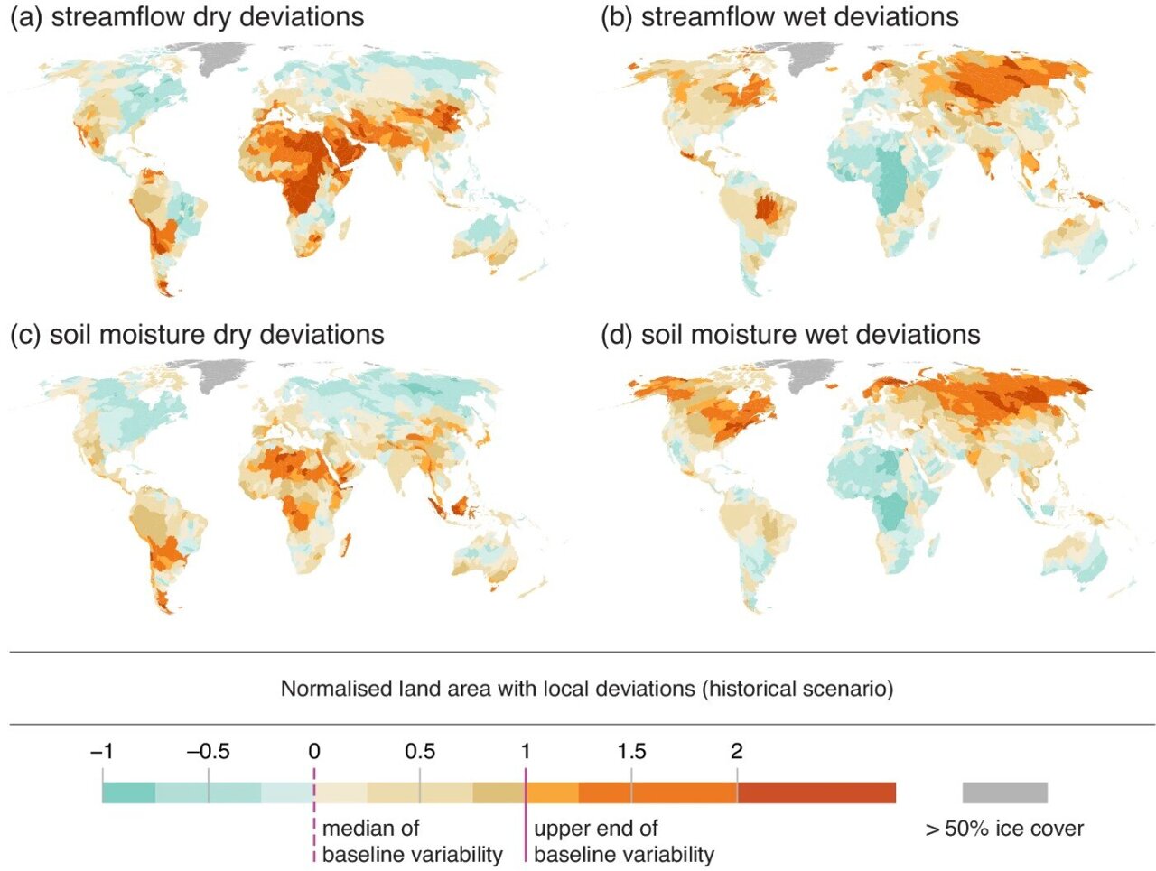 Freshwater boundary breach deepens as climate and land use amplify extremes