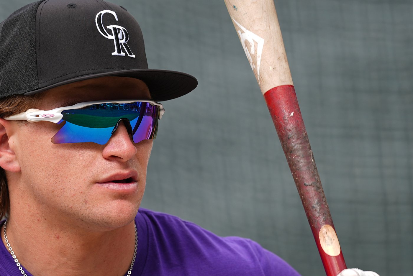 Fearless speedster Cole Carrigg makes Rockies debut, plays with 'hair ...