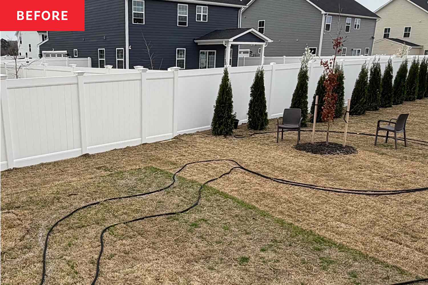 This DIY fire pit turned an empty backyard into everyone's favorite spot