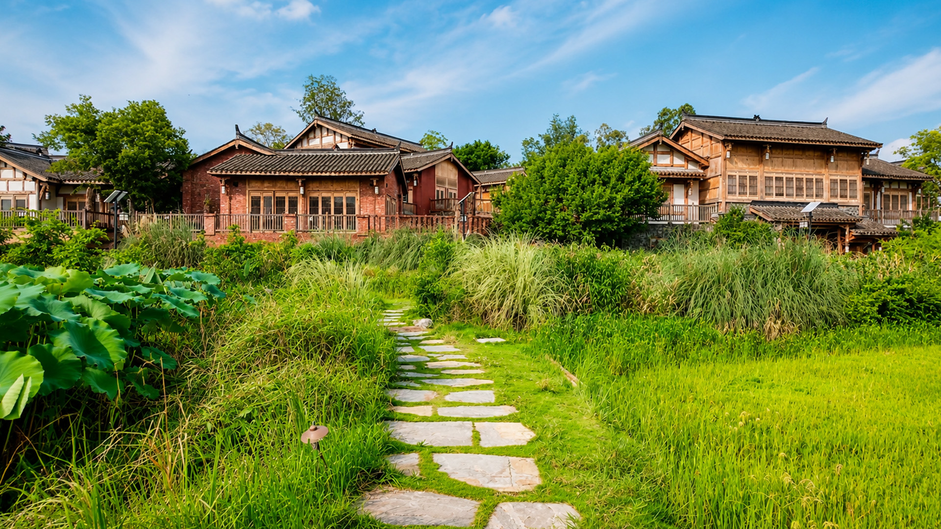 This traditional Chinese village looks like a place time forgot