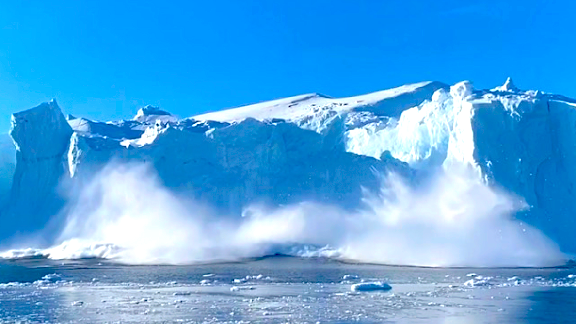 Colossal Greenland iceberg collapse unleashes glacier wave that dwarfs ...