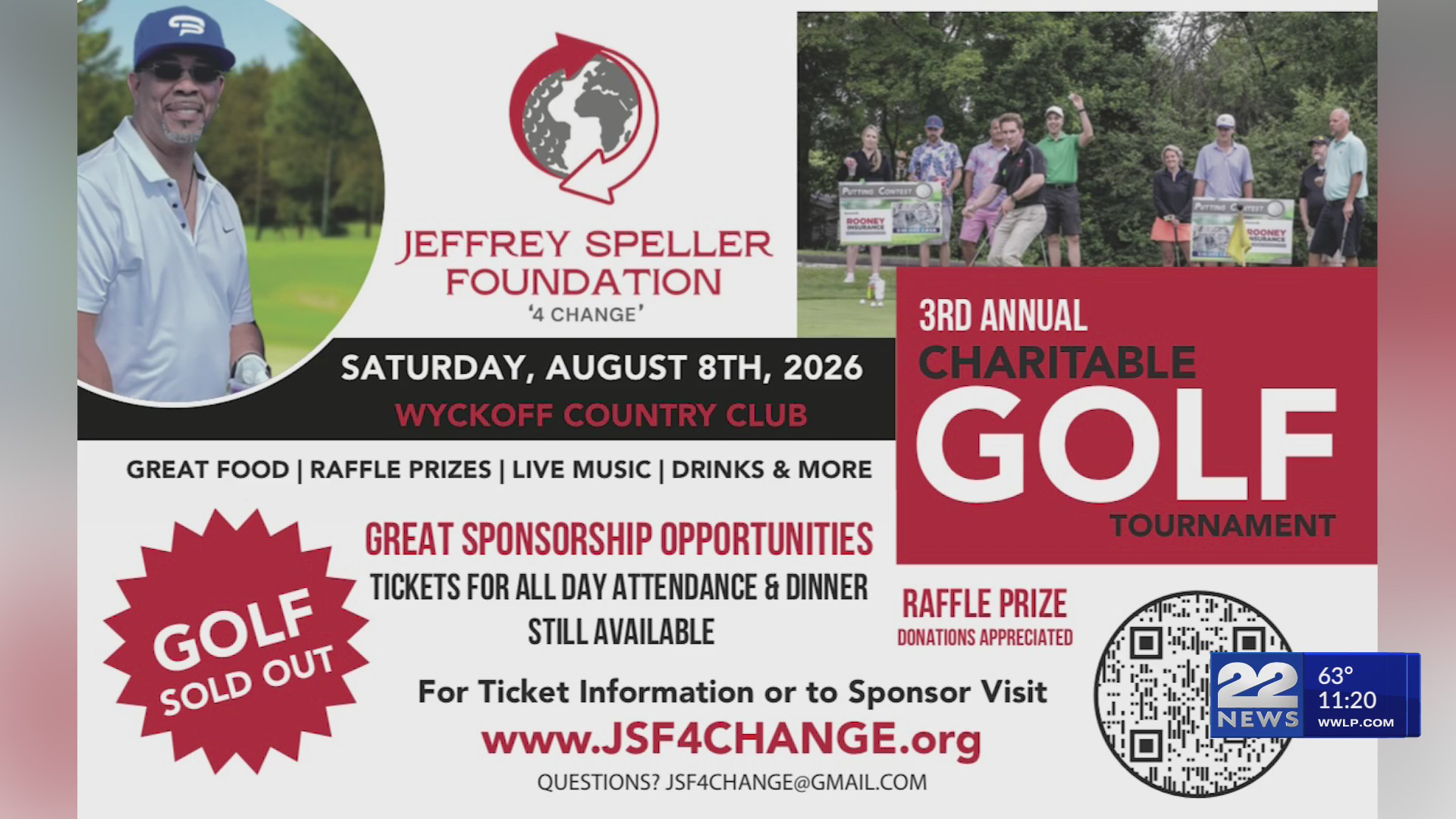 Annual Jeffrey Speller Foundation golf tournament registration sold out ...
