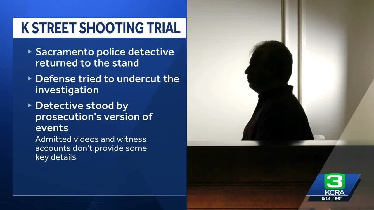 K Street shooting trial: Lead investigator's cross-examination continues