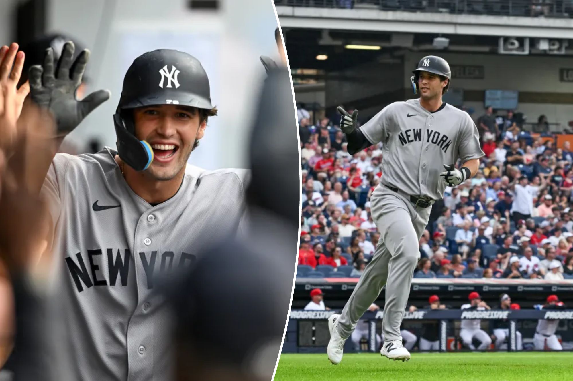 Yankees’ Spencer Jones crushes 443-foot shot for his first MLB home run