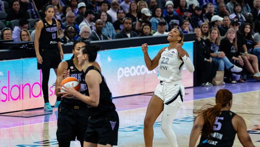 A'ja Wilson becomes fastest to 6,000 WNBA points, earns TIME100 honor