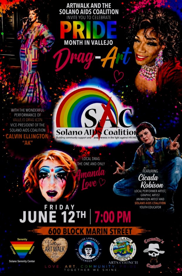Drag-art to be featured at upcoming Vallejo Art Walk
