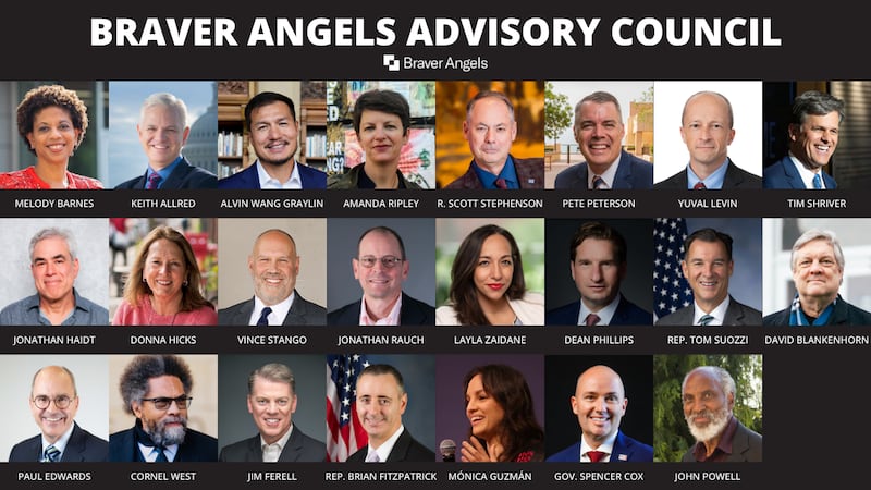 Braver Angels announces ideologically diverse advisory council ...