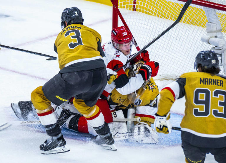 Golden Knights’ rally falls short against Hurricanes in Game 4, series tied