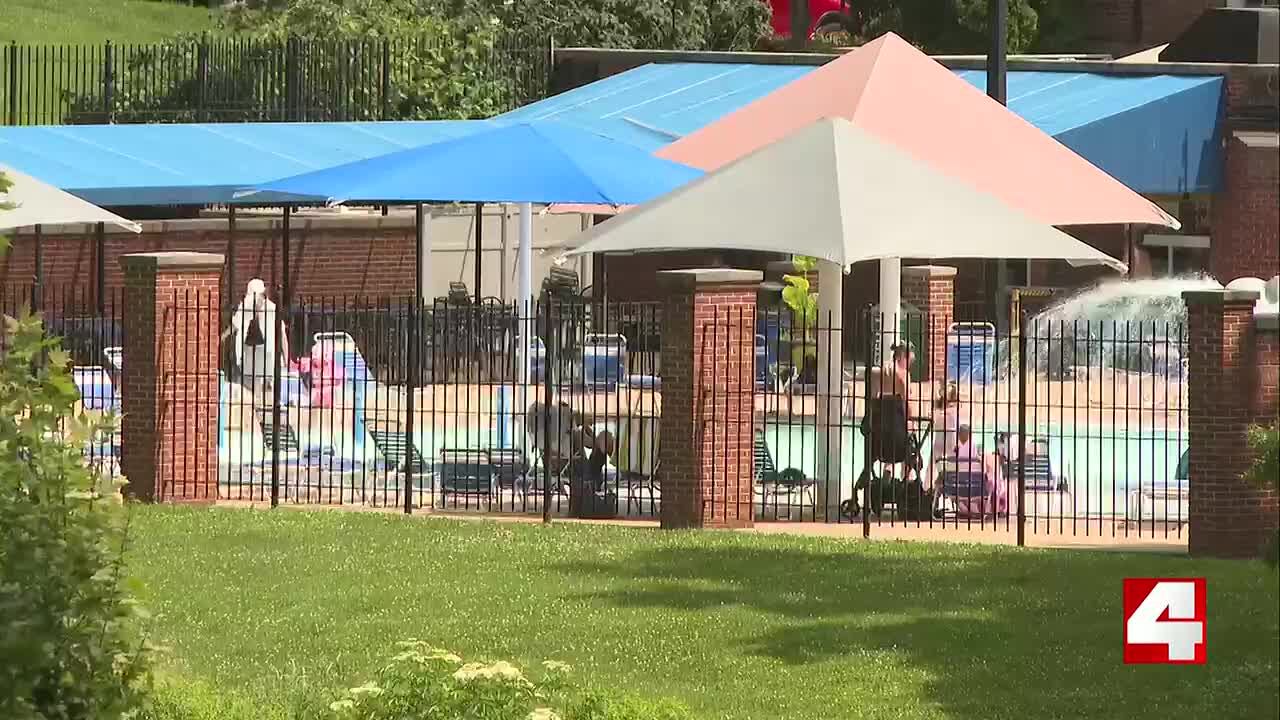 St. Louis area residents seek relief as heat and humidity settle in
