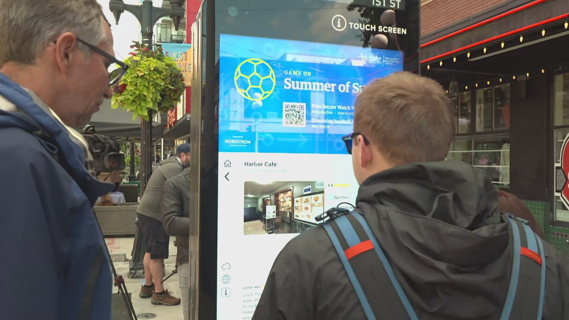 New interactive digital kiosks debut in downtown Seattle
