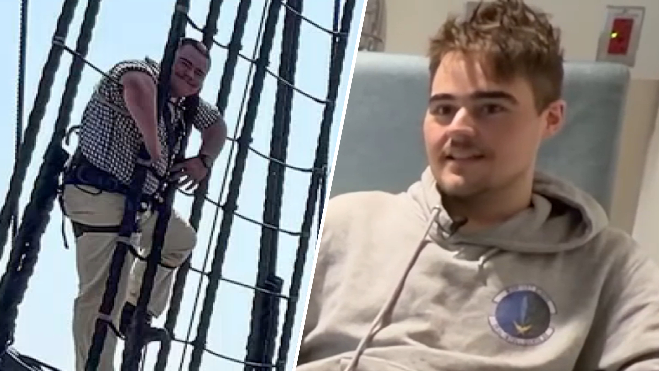 'I don't give up,' young sailor says of cancer battle