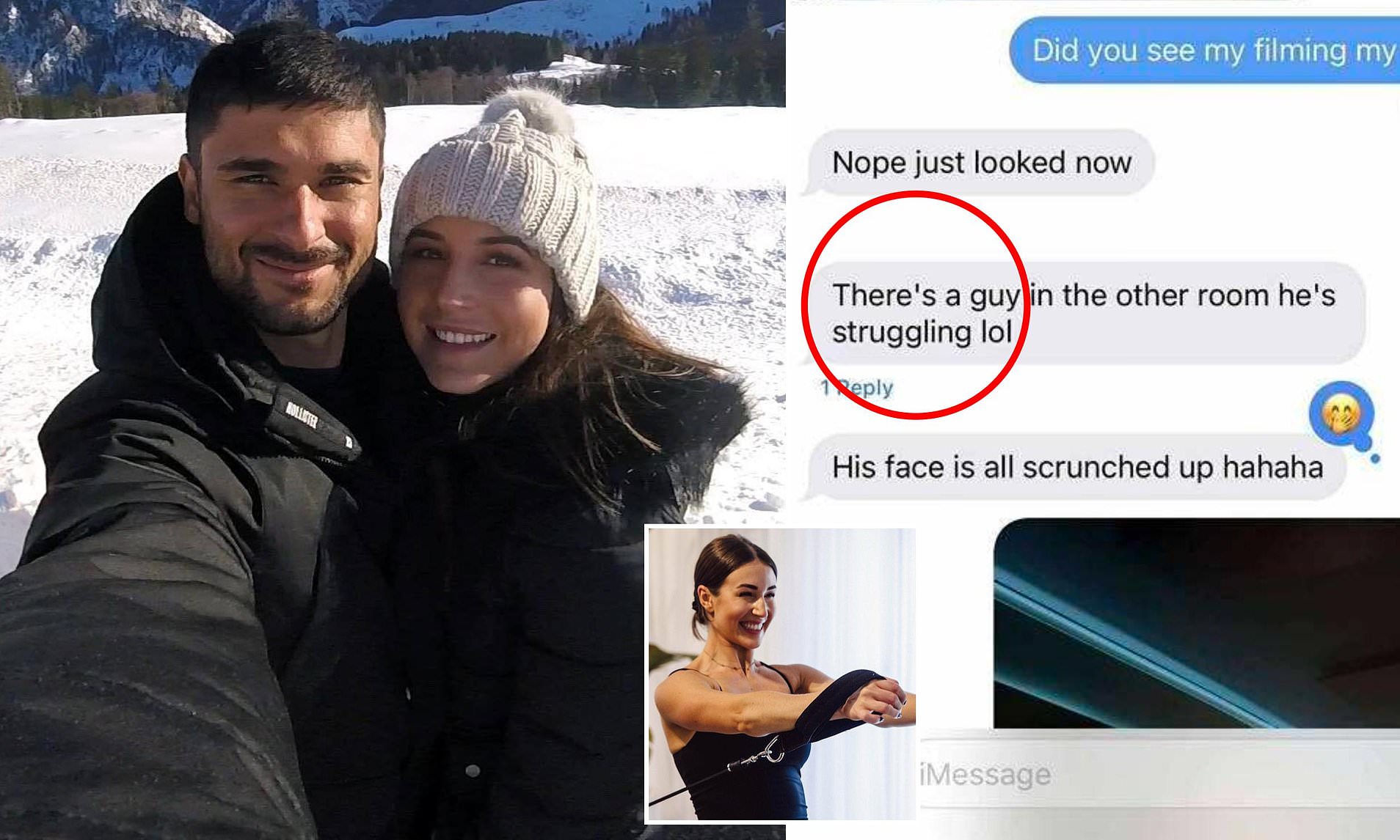 Owners of pilates studio are accused of mocking a client in leaked text ...