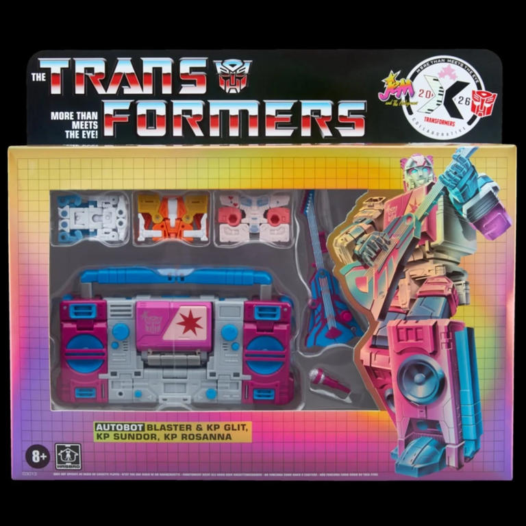 Hasbro announces Transformers x Jem Autobot Blaster set for SDCC 2026
