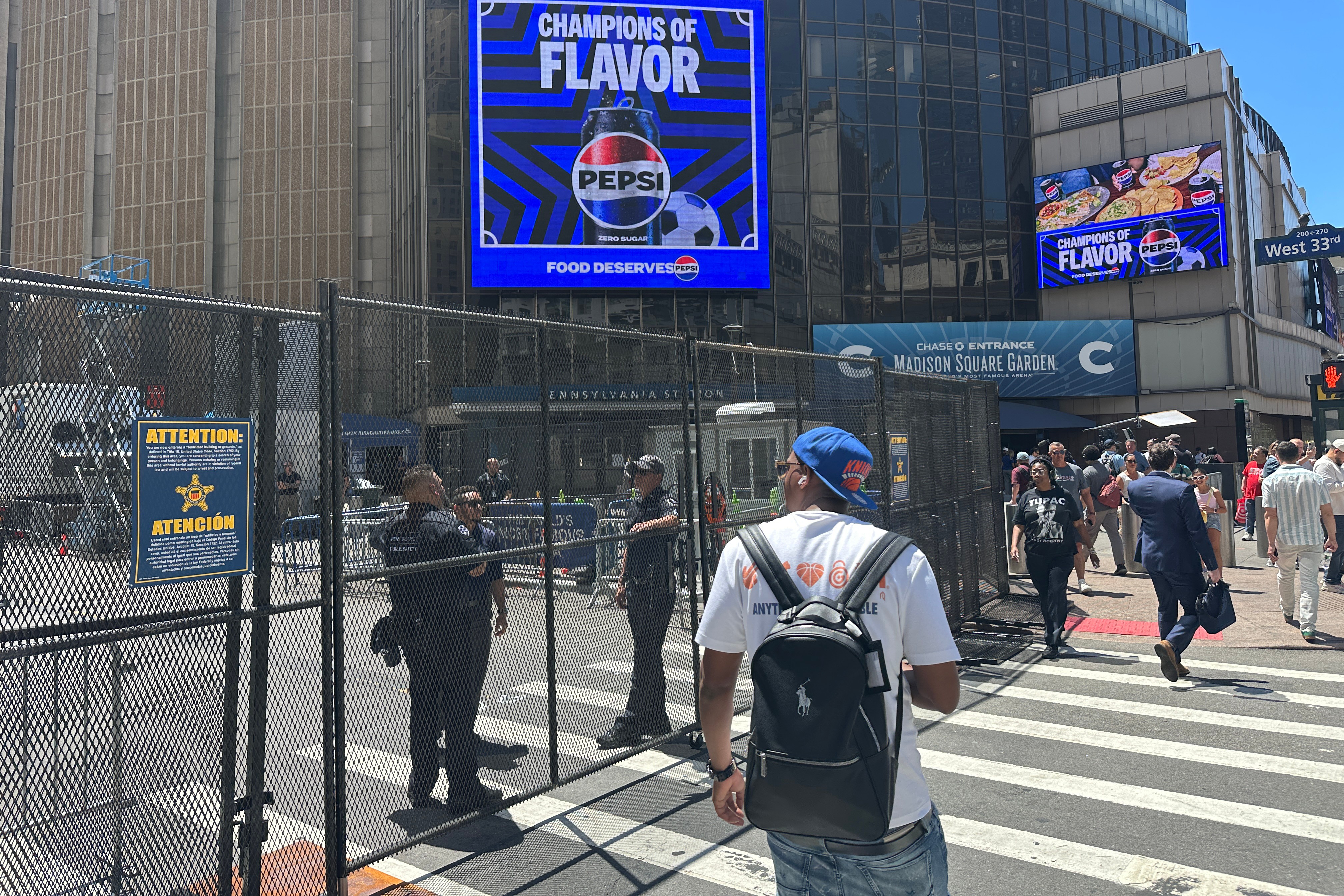 There will be a watch party outside of MSG for Game 4 — but with much ...